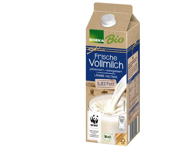 Buy EDEKA Organic UHT Milk 3.8% (12x1L) | Free Jelly Beans | Premium ...