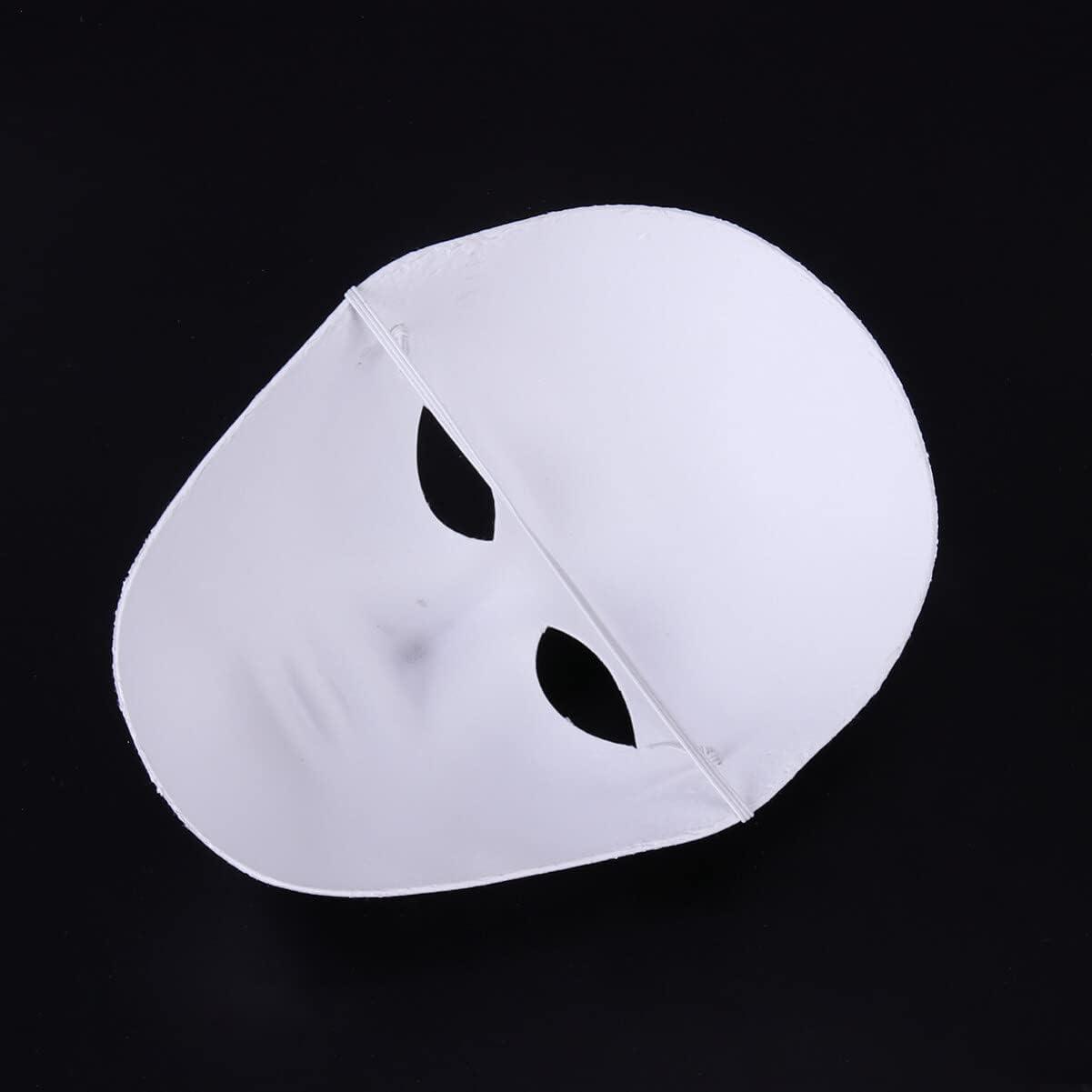Buy Ifundom DIY Full Face Mask - 12 Paintable Paper Masks for Creative ...