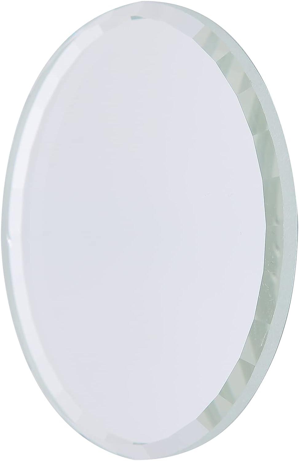 Luroze Mirror Round Glass Nail Art Palette - Small Empty Manicure ...