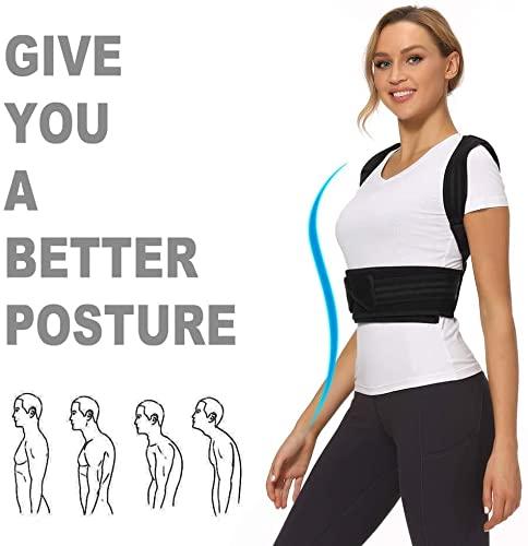 True Face Posture Corrector for Men Women Kids | Adjustable Back Brace ...