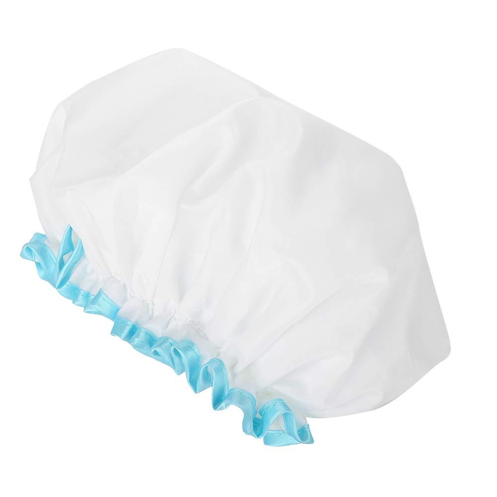 Double-Layered Waterproof Shower Hood for Women | Thick Stretch Design ...