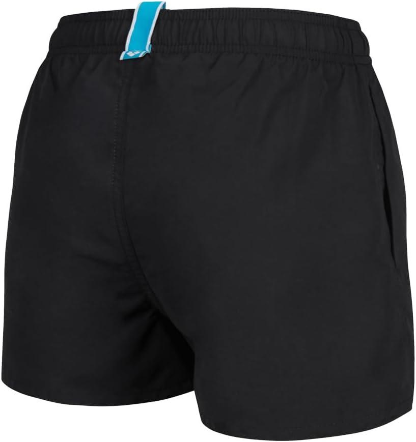 ARENA Boys' Beach Short Logo R Swim Trunks - 152 Asphalt Water ...