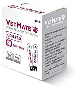 VetMate Dogs & Cats Diabetes Test Strips - 50 Count | Compatible with ...