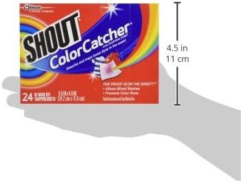 SHOUT Color Catcher Dye-Trapping Sheets - 48 Total Sheets for Safe ...