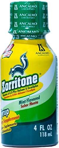 Zorritone Mint Flavored Cough Syrup | Fast-Acting Cold & Flu Relief ...