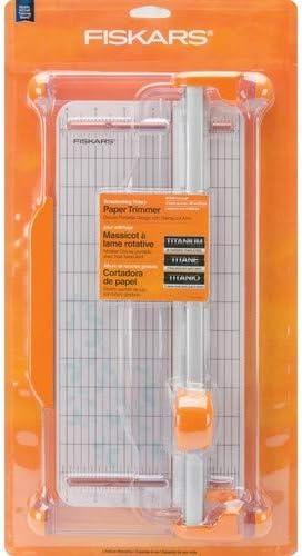 Fiskars 12 Inch Portable Rotary Paper Trimmer (199080) 12 in Portable