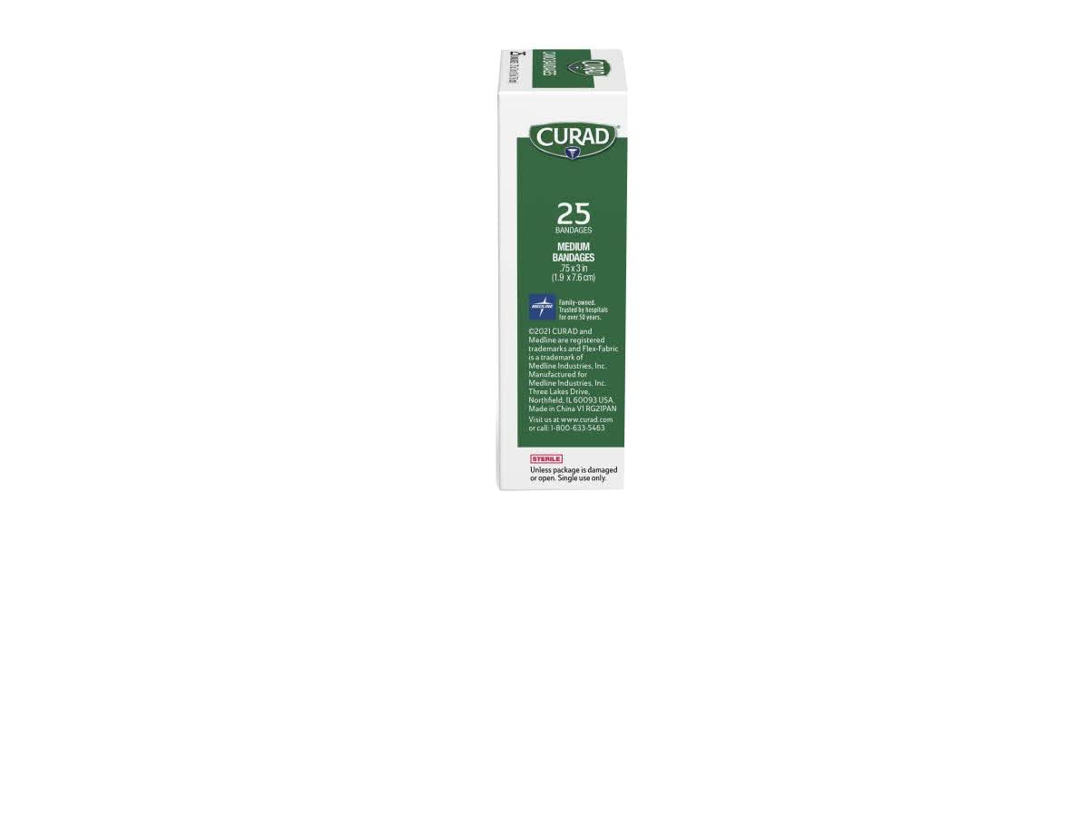 Curad Kid-Friendly Adhesive Bandages Green Camouflage Design 3/4 x 3 ...