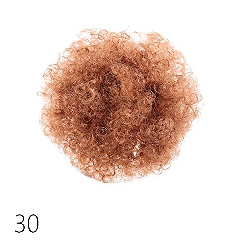 Synthetic Puff Afro Short Kinky Curly Chignon Hair Bun - Drawstring ...