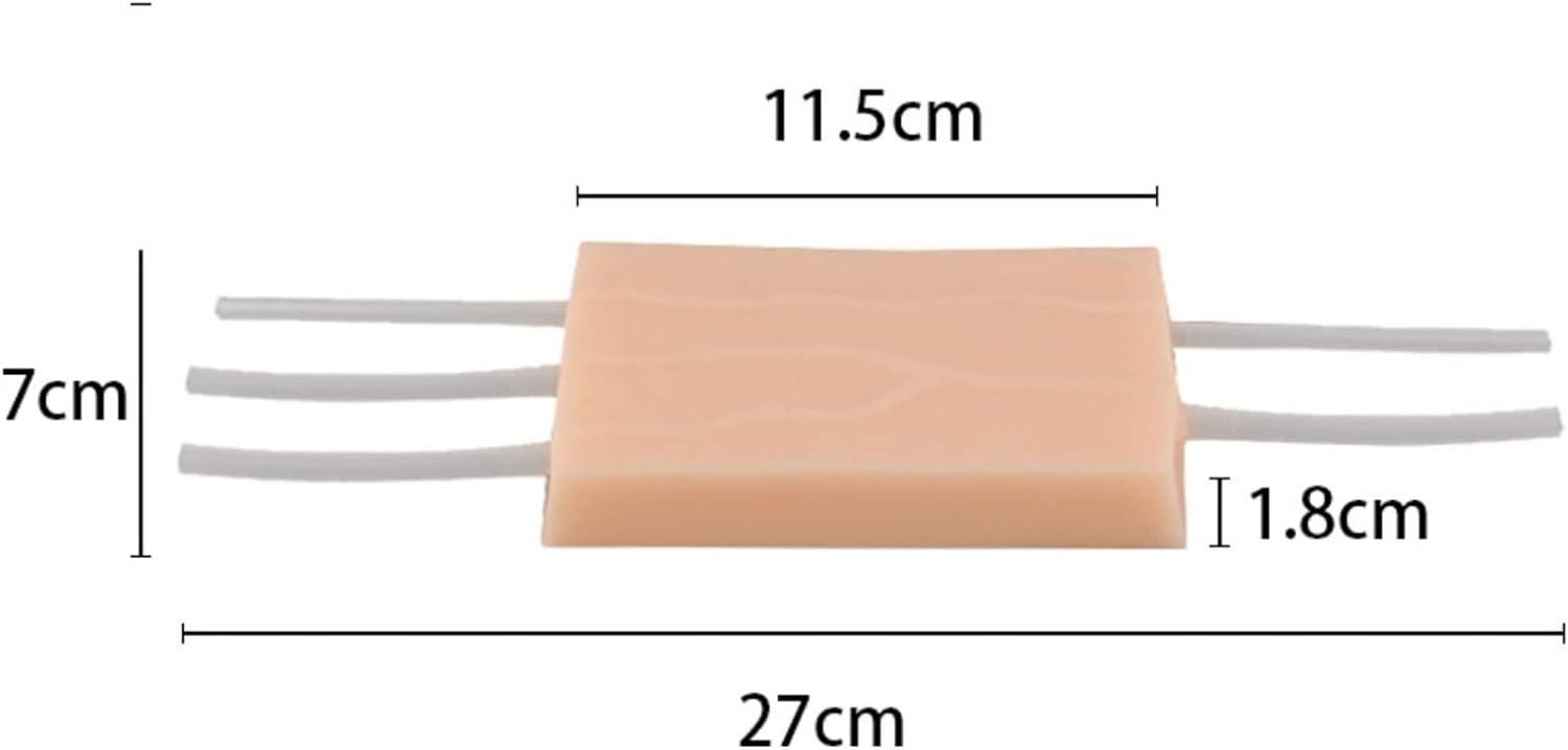 Silicone Human Simulated Skin Injection Training Pad - Ideal for Nurse ...