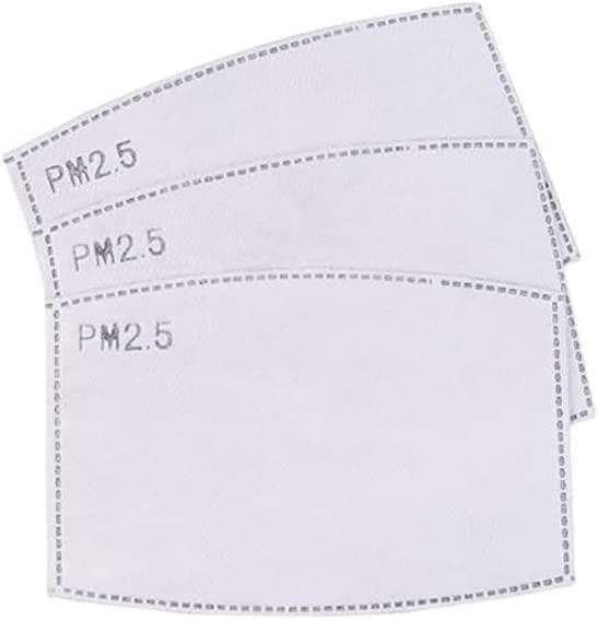 PM2.5 Face Mask Filters with Activated Carbon - 5 Layers for Work, Home ...