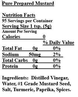 Morehouse Pure Prepared Mustard 17 Oz: Taste the Difference | Buy Now ...