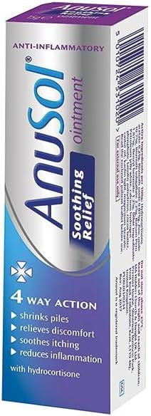 Anusol Soothing Relief Ointment 15g | Fast-acting Hemorrhoid Treatment