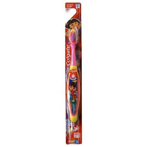 Colgate Dora The Explorer Extra Soft Toothbrushes, Ages 2+, Pack of 6 ...