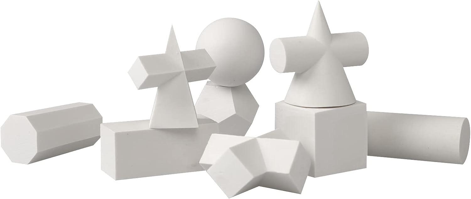 10PCS 2-Inch Mini Resin Geometry Mold Set for Learning & Art Crafts ...
