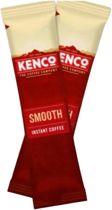 100 Kenco Smooth Instant Individual Coffee Sachets x 1.8g Medium Roast ...