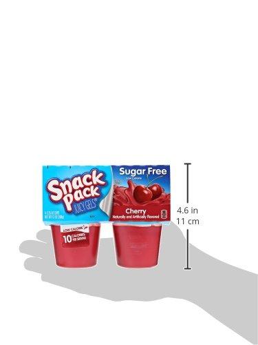 Snack Pack Sugar-Free Cherry Juicy Gels (4 Count) - Delicious and ...