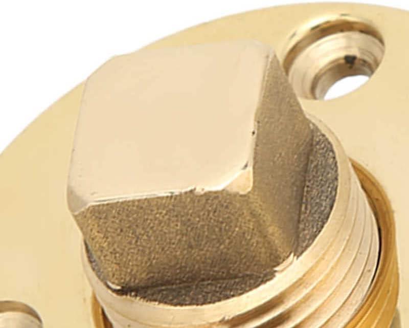 Tuccbay Marine Water Drainage Kit - Bronze Ergonomic Boat Bung Kit for ...
