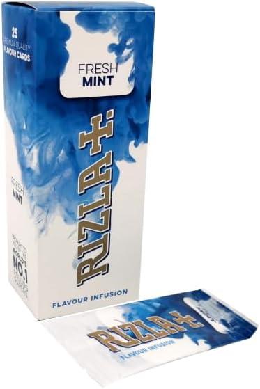 Rizla Fresh Mint Flavour Cards - 25 Count Box for Infusions | Buy Now ...