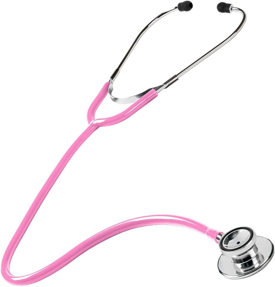 Prestige Medical Dual Head Stethoscope - Hot Pink, Lightweight 3.6 Oz ...