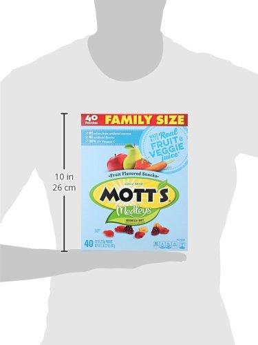 Mott's Medleys Assorted Fruit Snacks 40-0.8oz Packets | Gluten Free ...