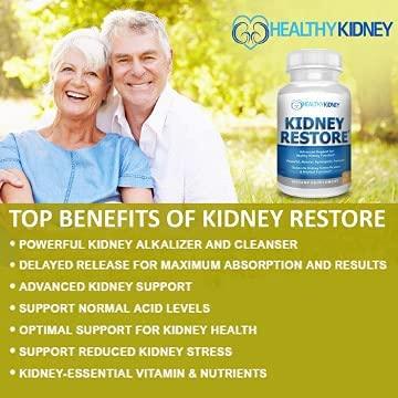 Kidney Restore - Kidney Cleanse & Health Supplement for Normal Kidney ...