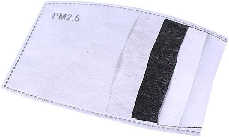 PM2.5 Face Mask Filters with Activated Carbon - 5 Layers for Long ...