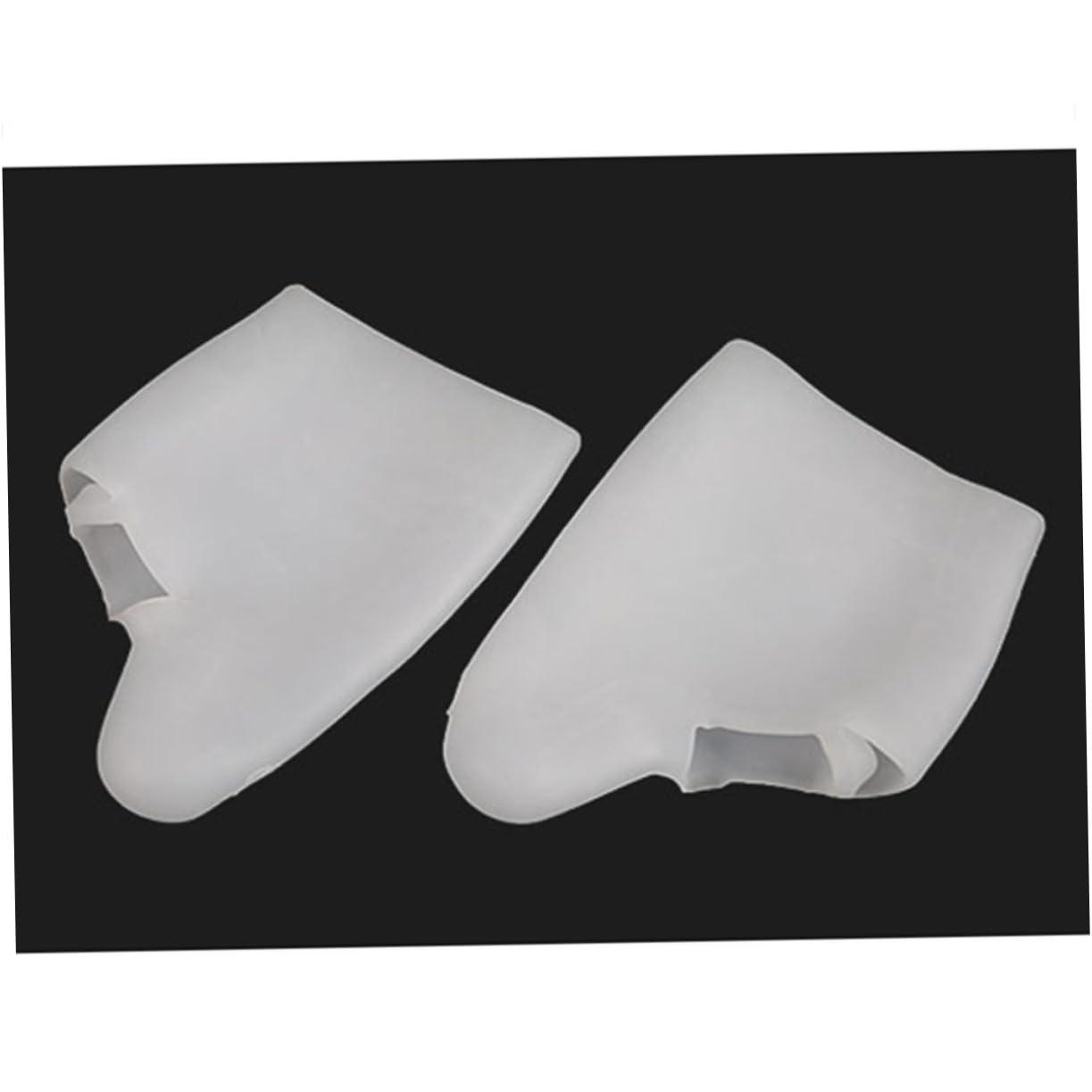 Hemoton White Toe Separators - 1 Pair Hallux Valgus Orthotics for Foot ...