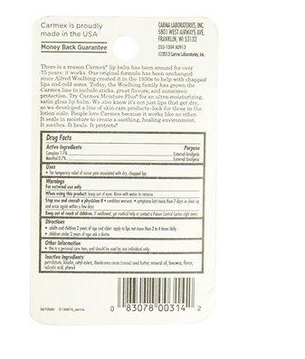 Carmex Original Lip Balm Value Pack - 3 ea (Pack of 2) | Hydrating Lip ...