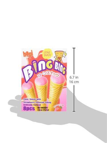 Hapi Bing Bing Cone Snack - 2.51 oz (Strawberry Filled) | Delicious ...