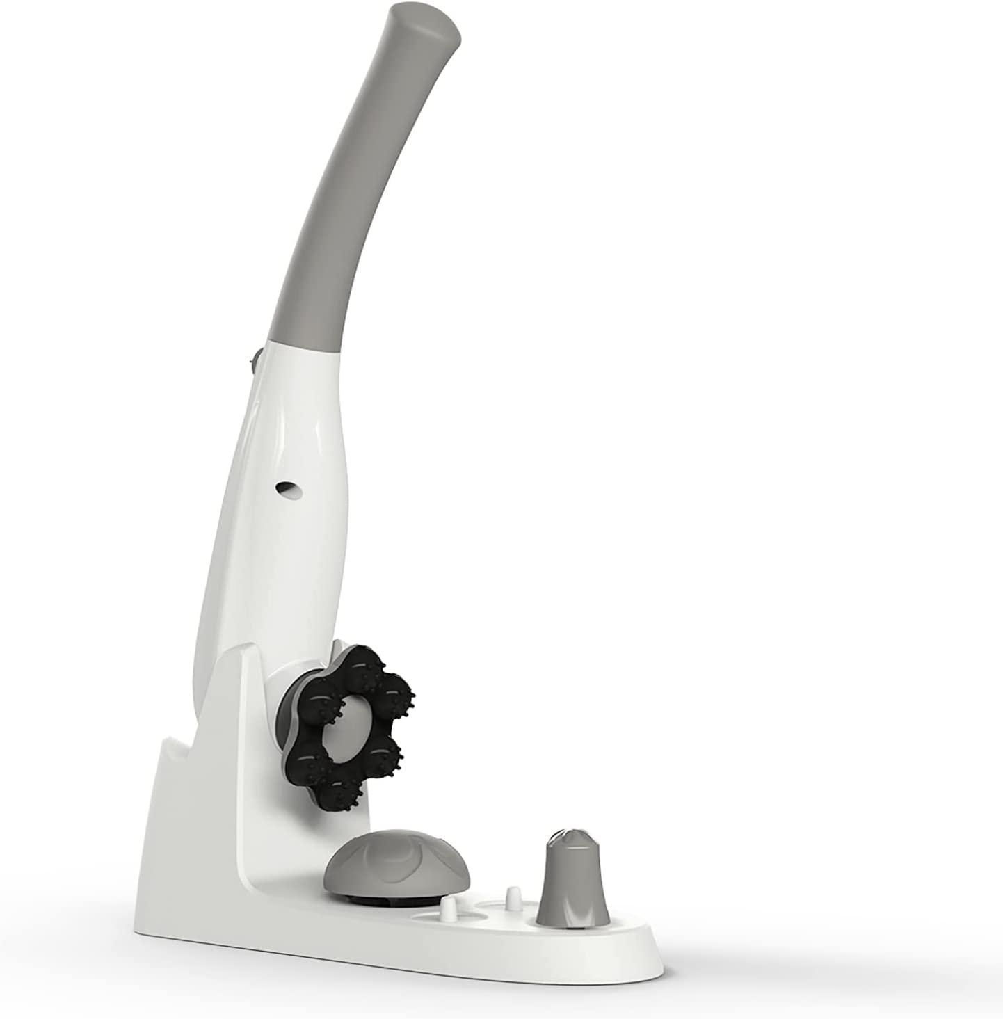 PUREWAVE CM-05 Percussion Massager with 5 Attachments - White