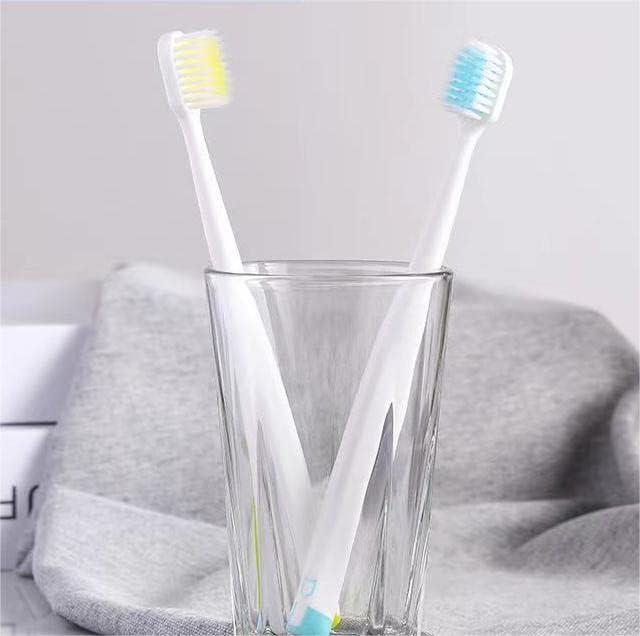 Soft Bristle Adult Manual Toothbrush with Wide Head, Tongue Coating ...