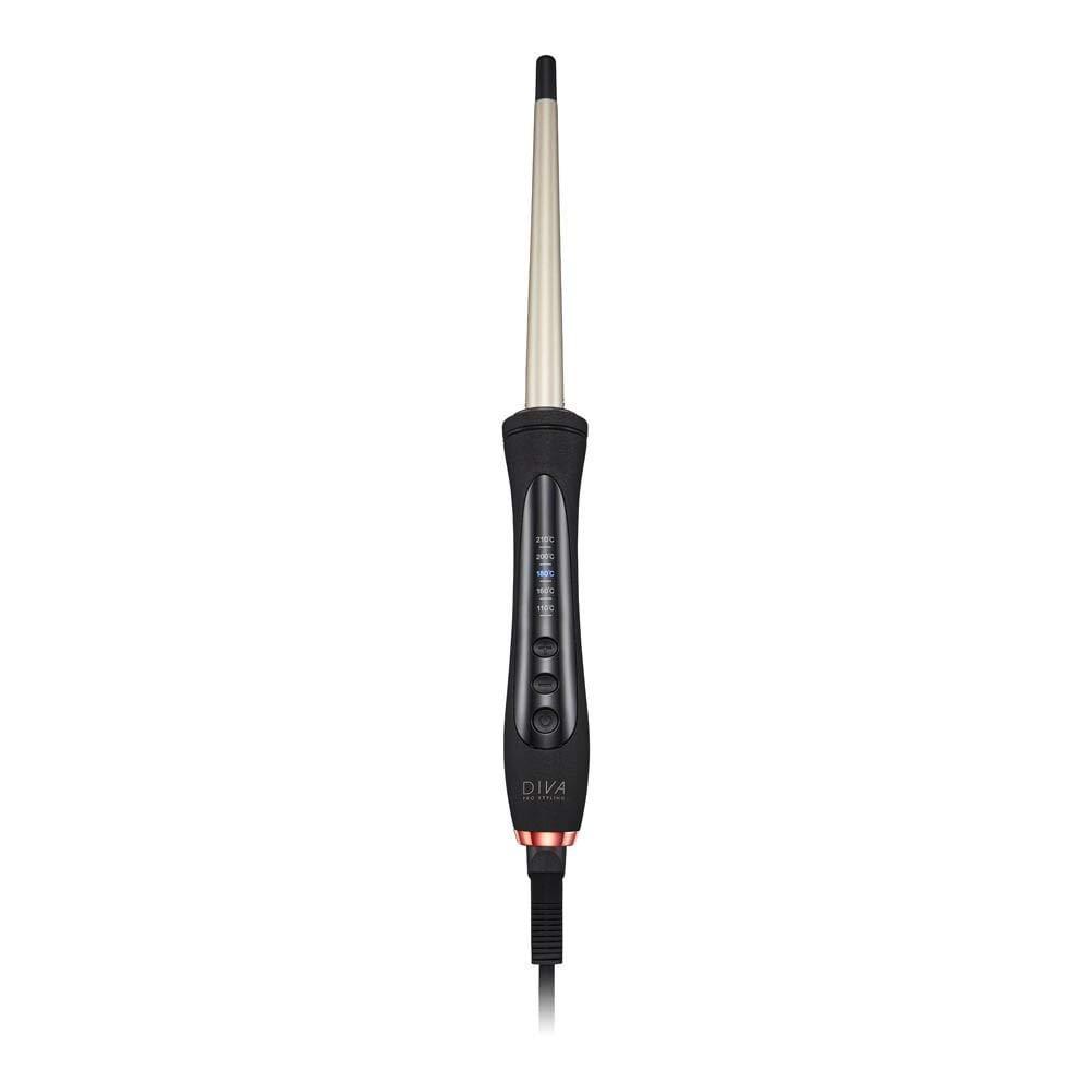 Diva Pro Styling Digital Wand 9-16mm with Macadamia Argan Oil & Keratin ...