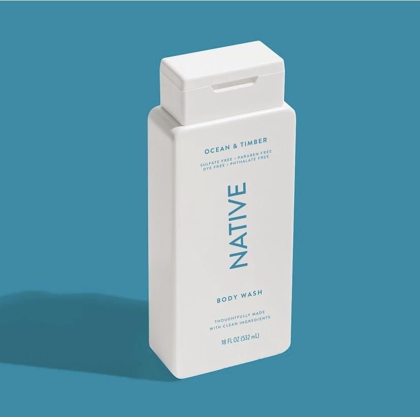 Shop Native Body Wash Ocean & Timber - Sulfate Free 18 fl oz | Best ...