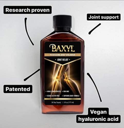 Baxyl - Vegan Liquid Hyaluronan Acid Joint Relief Supplement (6oz ...