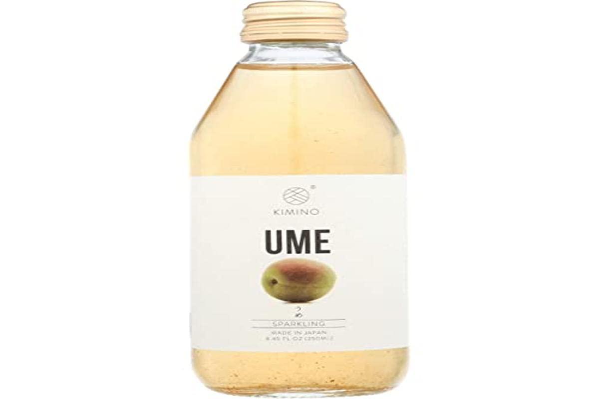 KIMINO Sparkling Ume Juice 8.45 oz - Refreshing Japanese Plum Drink ...