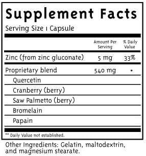 Prosta-Q Extra Strength Prostate Supplement for Men - 60 Capsules | Saw ...