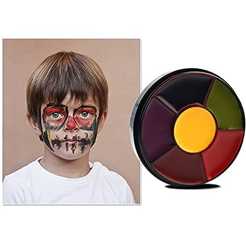 Mysense 6 Color Bruise Wheel Special Effects SFX Zombie Makeup Kit ...