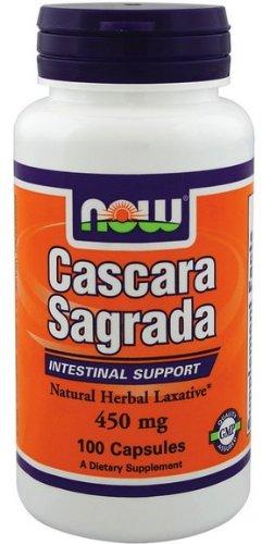 Cascara Sagrada 450mg Capsules - Natural Herbal Laxative - 100 Caps