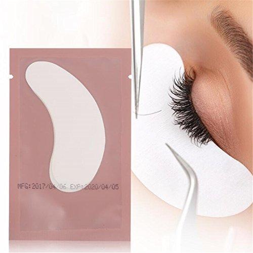 Lint-Free Eye Gel Patches for Eyelash Extensions - Pack of 100 | Under ...