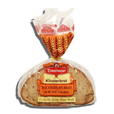 Dimpflmeier Klosterbrot Delicatessen Rye Bread 16 Oz - Authentic German ...