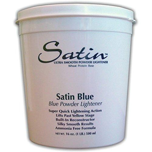 SATIN Blue/Bleach Powder Lightener 1 lb Tub - Professional Hair ...