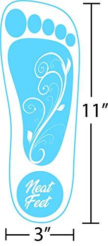 50 ft Premium Disposable Spray Tanning Feet Pads - Pack of 25 Pairs ...