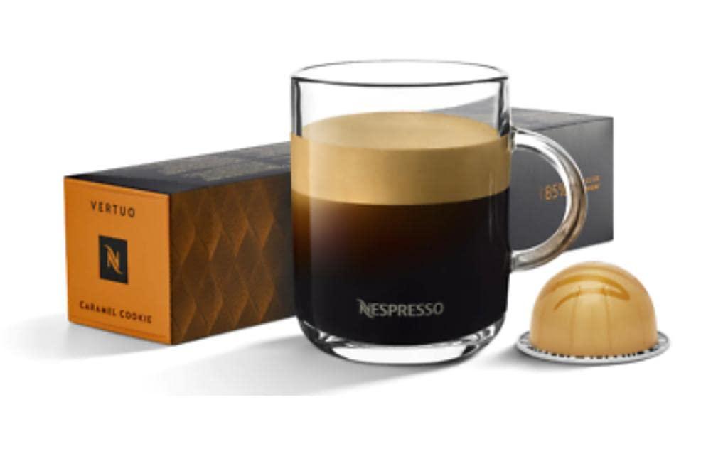 Nespresso Vertuo Line Lot of 10 capsules saveur biscuit caramel | Buy ...