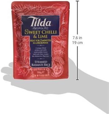 Tilda Microwave Sweet Chilli & Lime Basmati Rice 250g - Delicious and ...