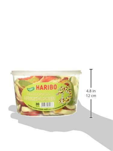 Buy HARIBO Anaconda Giant Snakes - 3-Pack (3 x 1.2 kg) Mixed Fruits ...