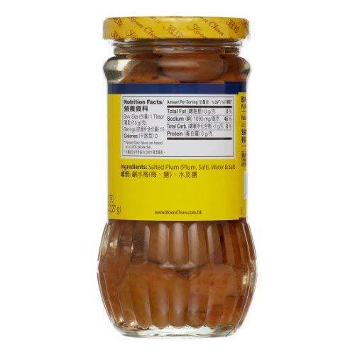 Koon Chun Plum in Brine (2 Pack - 24oz Total) for Authentic Asian ...