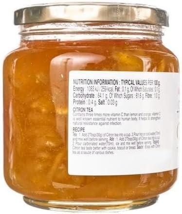 CNMART Traditional Korean Citron Tea 580g - Korean Flavour Jar by K ...