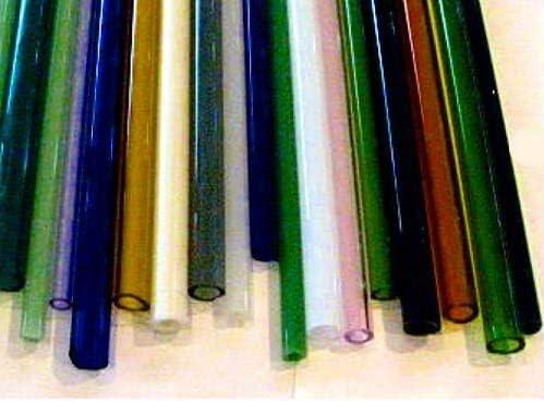 Devardi Glass Boro Tubing COE 33 Mixed Colors - 12 Tubes of 30 ...