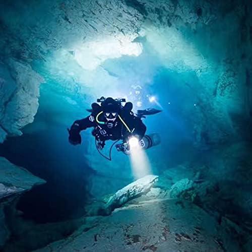 JUN CHI 20000 Lumens LED Scuba Diving Headlamp - Waterproof Underwater ...