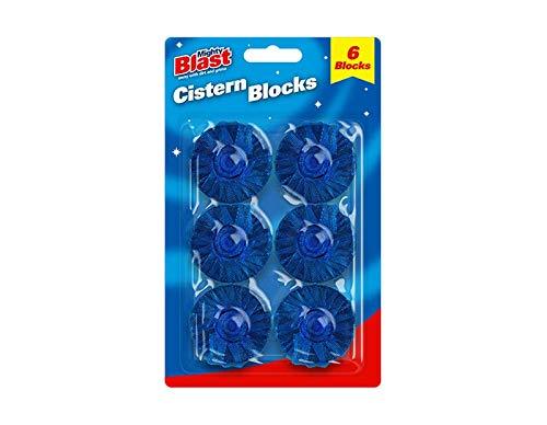6X Blue Toilet Cleaner Blocks Tablets Toilet Cistern Blocks Toilet ...